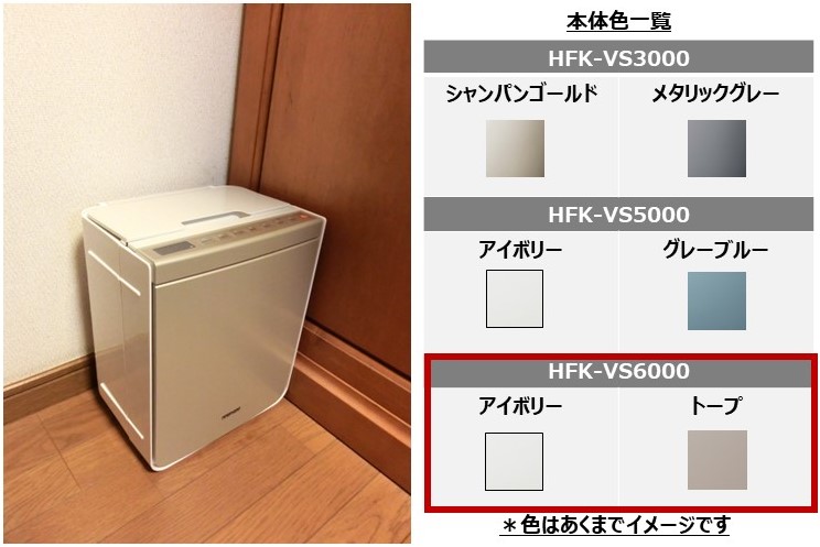 日立ふとん乾燥機の、最新型（HFK-VS6000）と前型（HFK-VS5000）との仕様・性能差をレポートします。 - ケンメリブログ